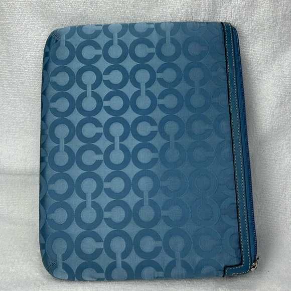 Coach | Accessories | Coach Blue Ipad Holder | Poshmark
